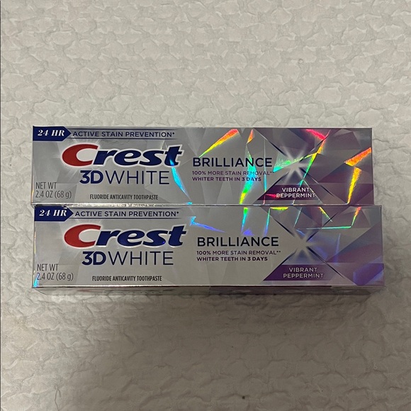 Crest | Bath & Body | Nwt Crest 3d White Brilliance Toothpastes | Poshmark